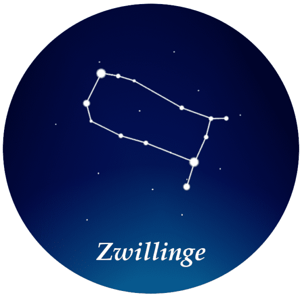 Sternbild Zwillinge (Gemini) * deinstern24.de